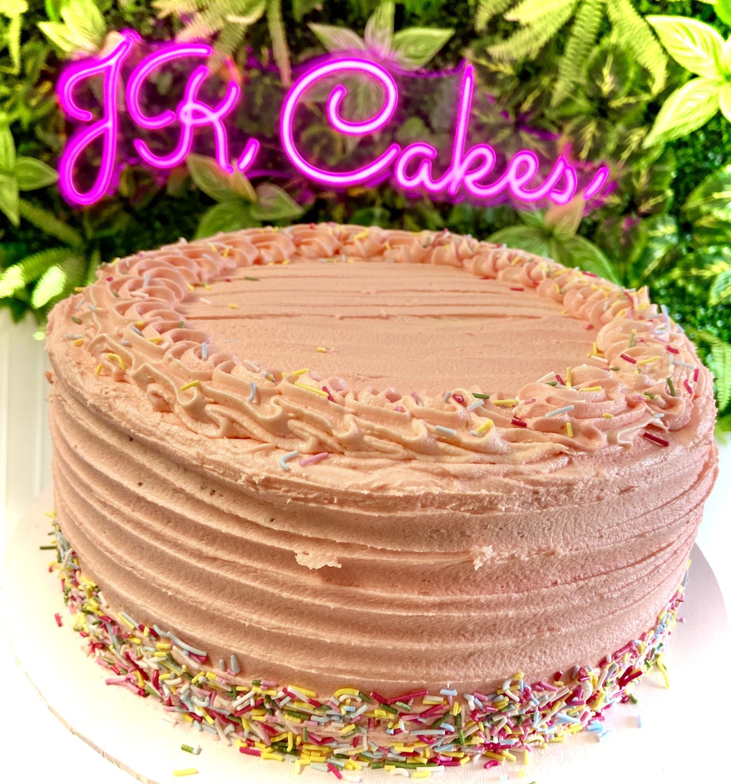 Layered Rainbow Cake | JR Cakes